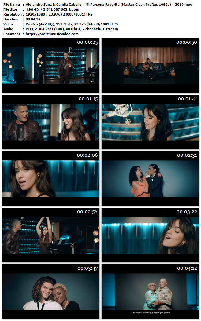 Camila Cabello – Master Prores Music
